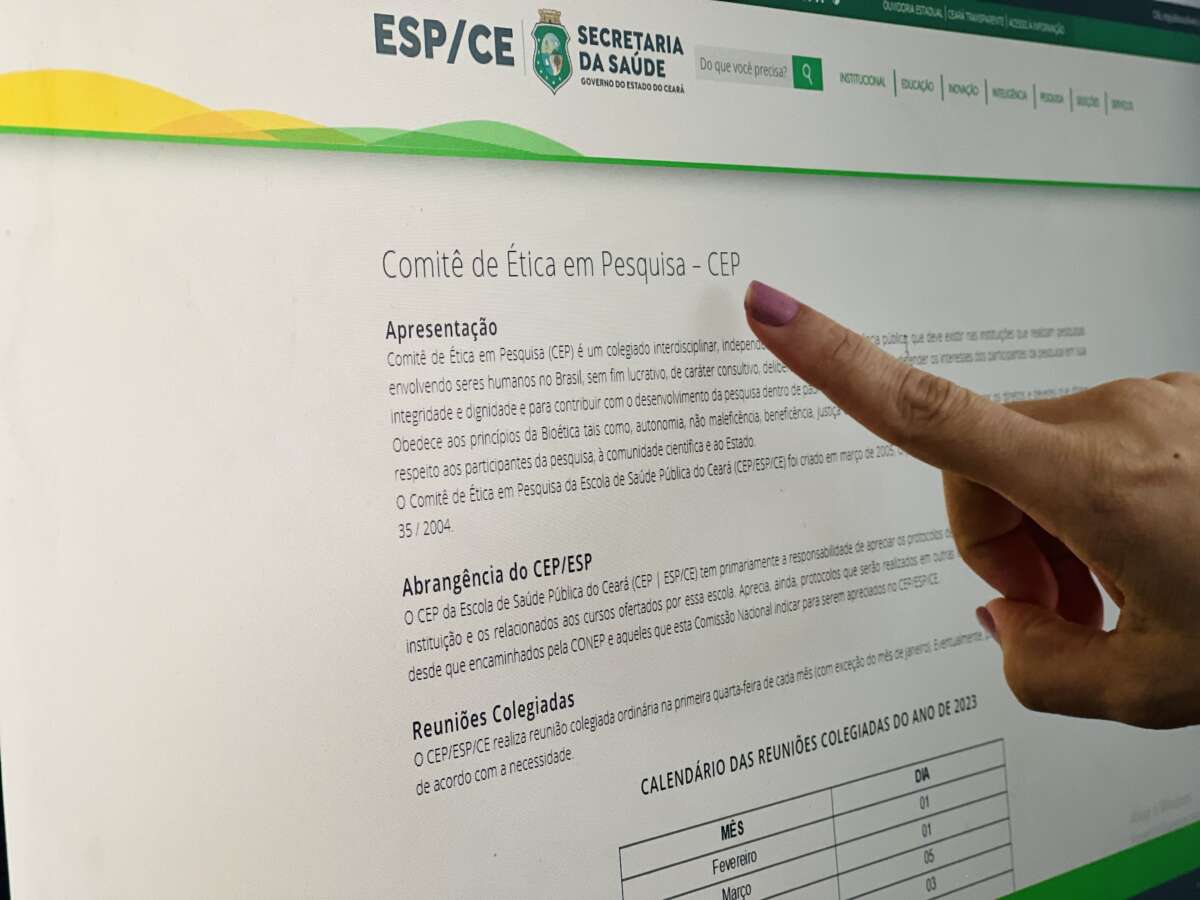 Comitê de Ética em Pesquisa da ESP/CE inicia novo calendário de ...