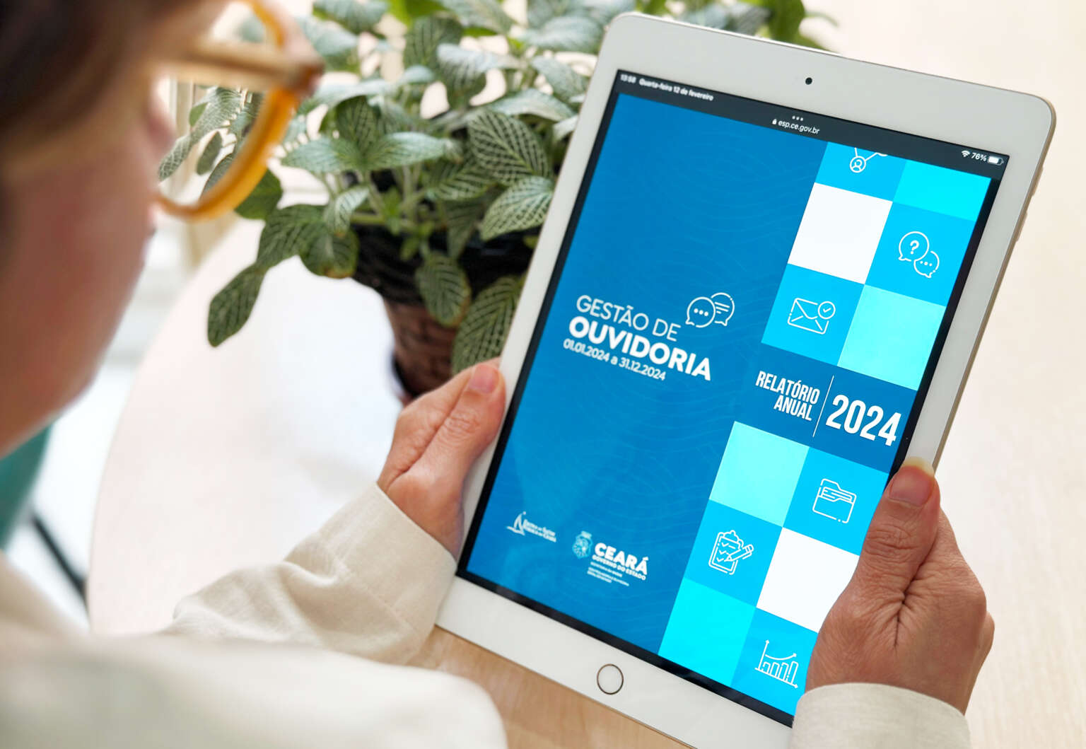 ESP/CE consolida Relatório de Gestão de Ouvidoria 2024; documento ...